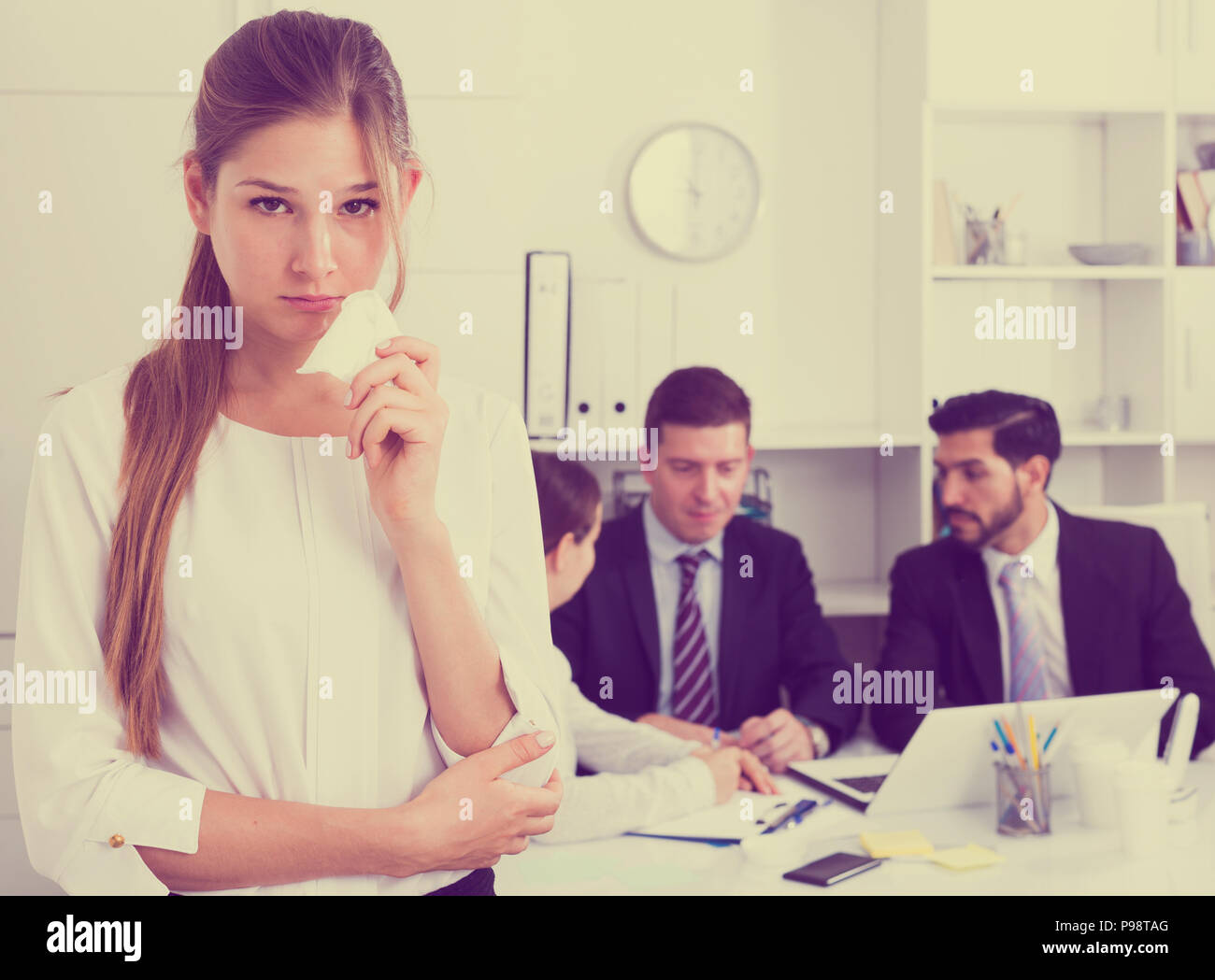 Standing crying disappointment sadness hi-res stock photography and ...