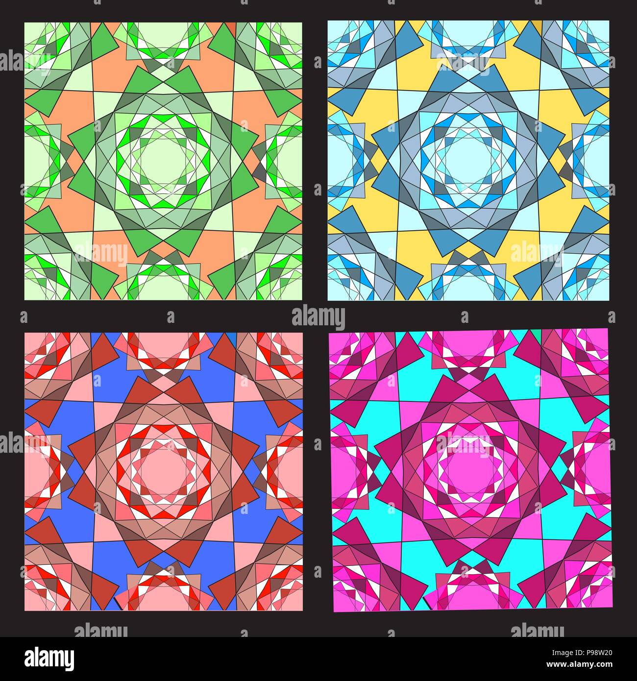 Irregular color mosaic Vector Stock Vector Image & Art - Alamy