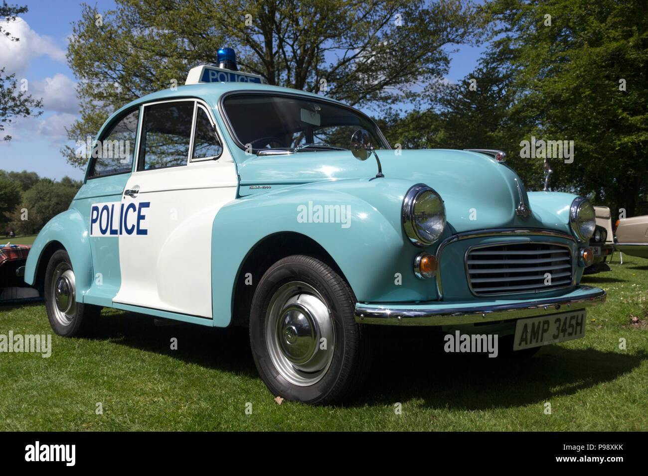 Morris Minor Police Car Stock Photo - Alamy