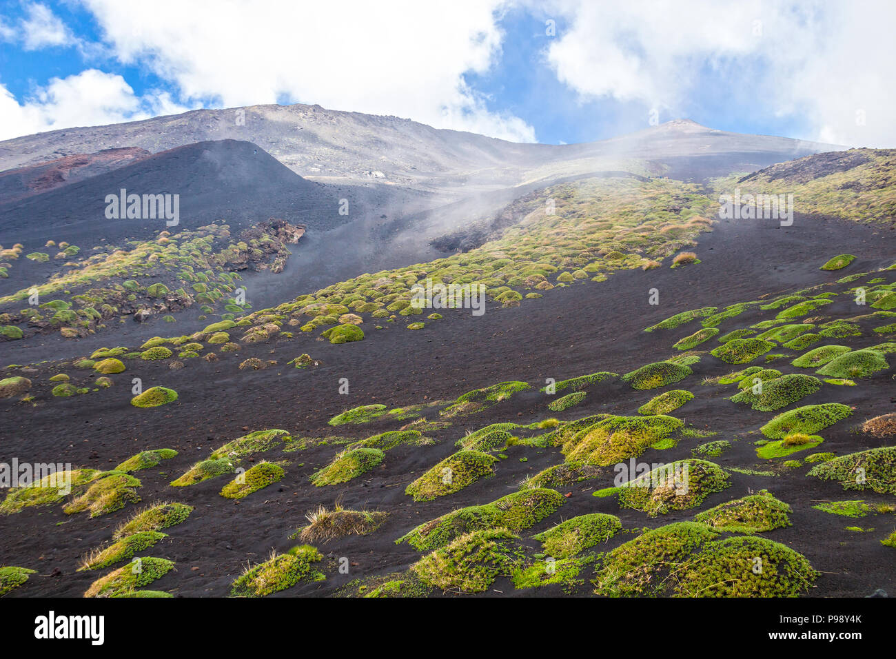 Beautiful views of Etna volcano, Sicily, Italy Stock Photo - Alamy