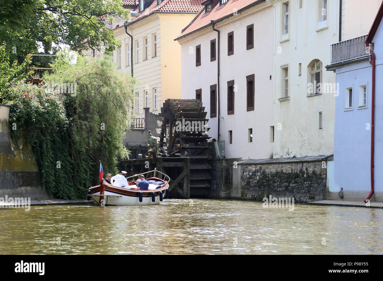 Prague devil's channel cruise hi-res stock photography and images - Alamy
