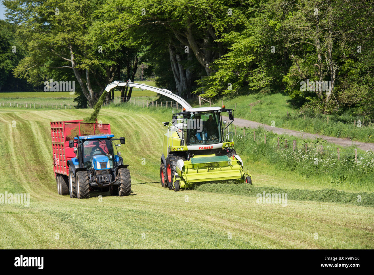 Silage making hi-res stock photography and images - Alamy