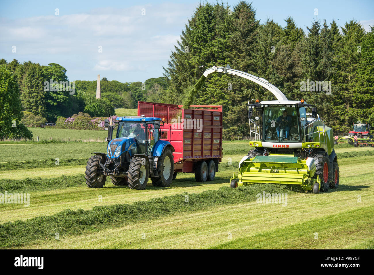 Silage making hi-res stock photography and images - Alamy