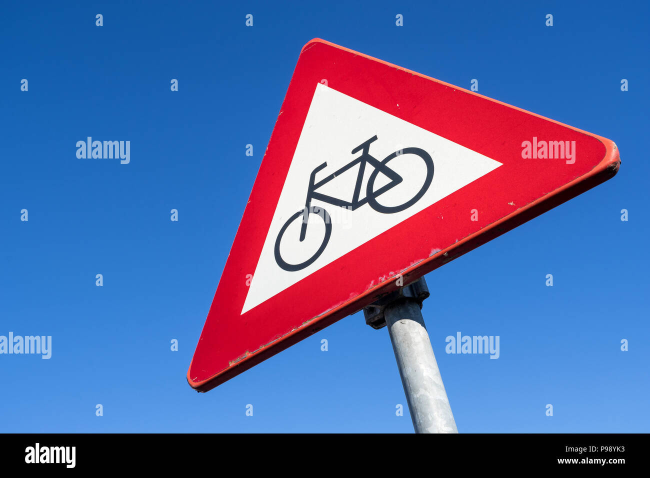 Dutch traffic sign bike hi-res stock photography and images - Alamy