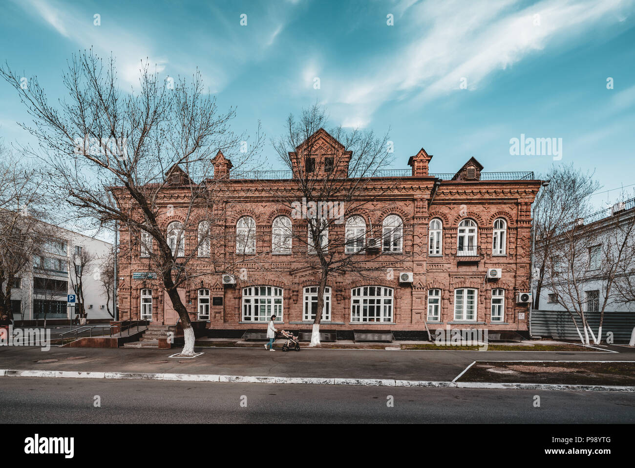 Old historic colonial building in AStana Kazakhstan Stock Photo - Alamy