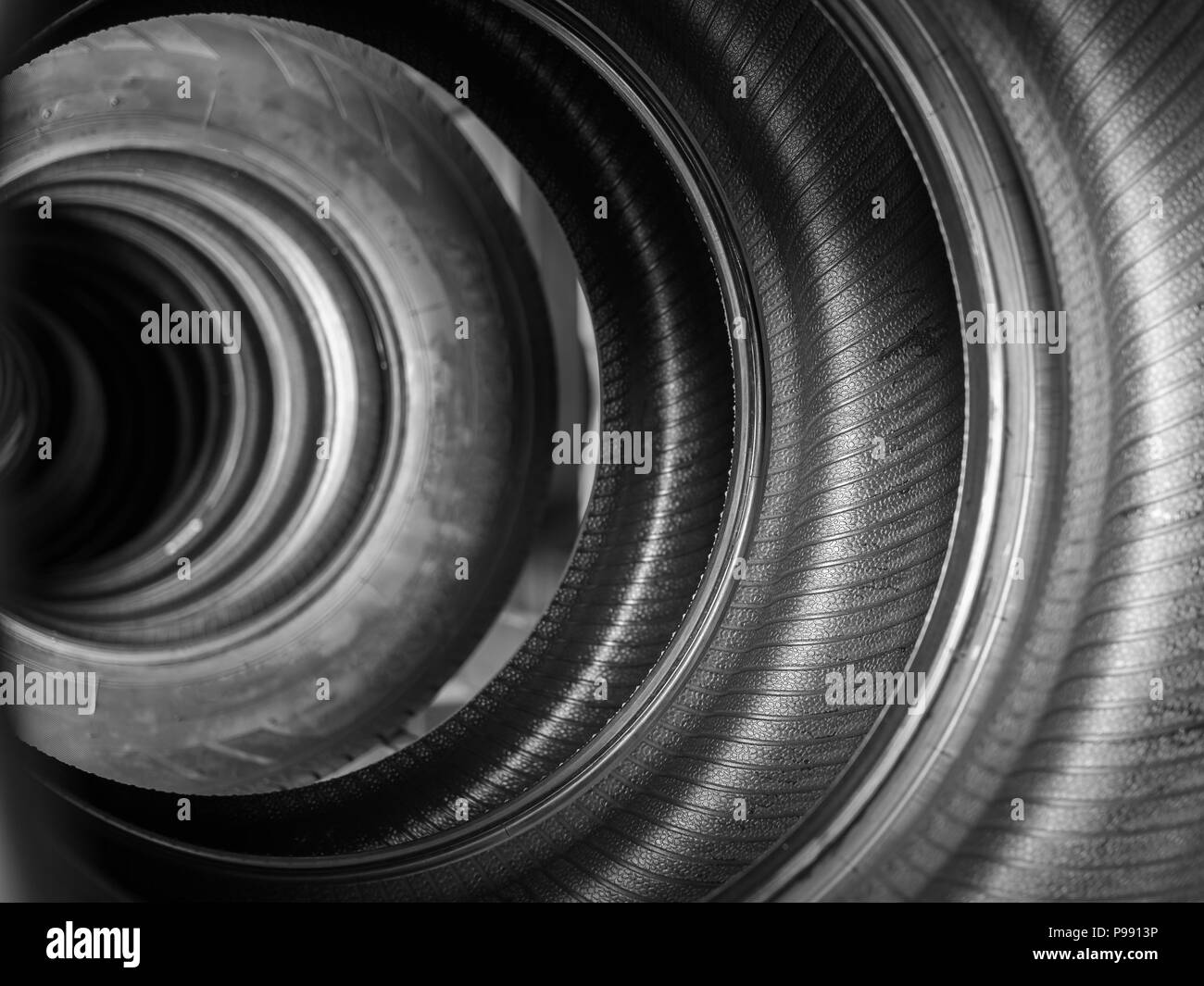 Vehicle inside detail Black and White Stock Photos & Images - Alamy