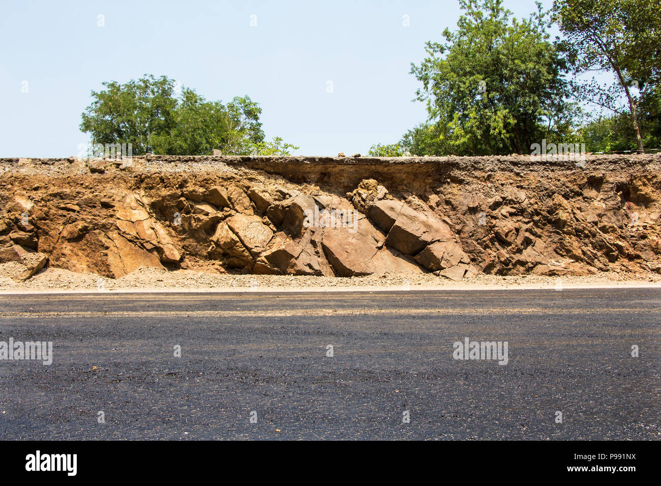 Soil layers earth cross section sand hi-res stock photography and ...
