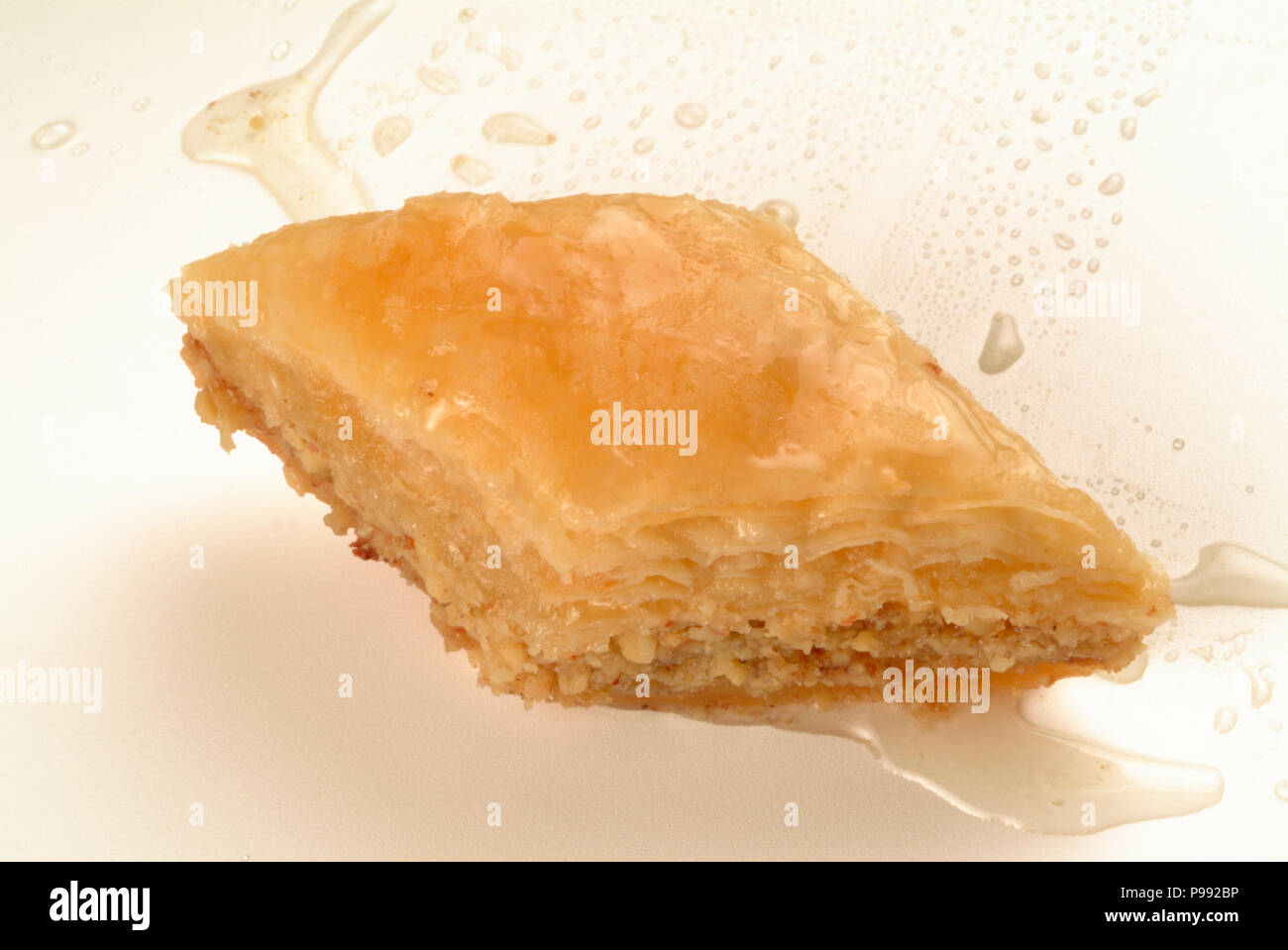 Baklava sweet made with honey Stock Photo - Alamy