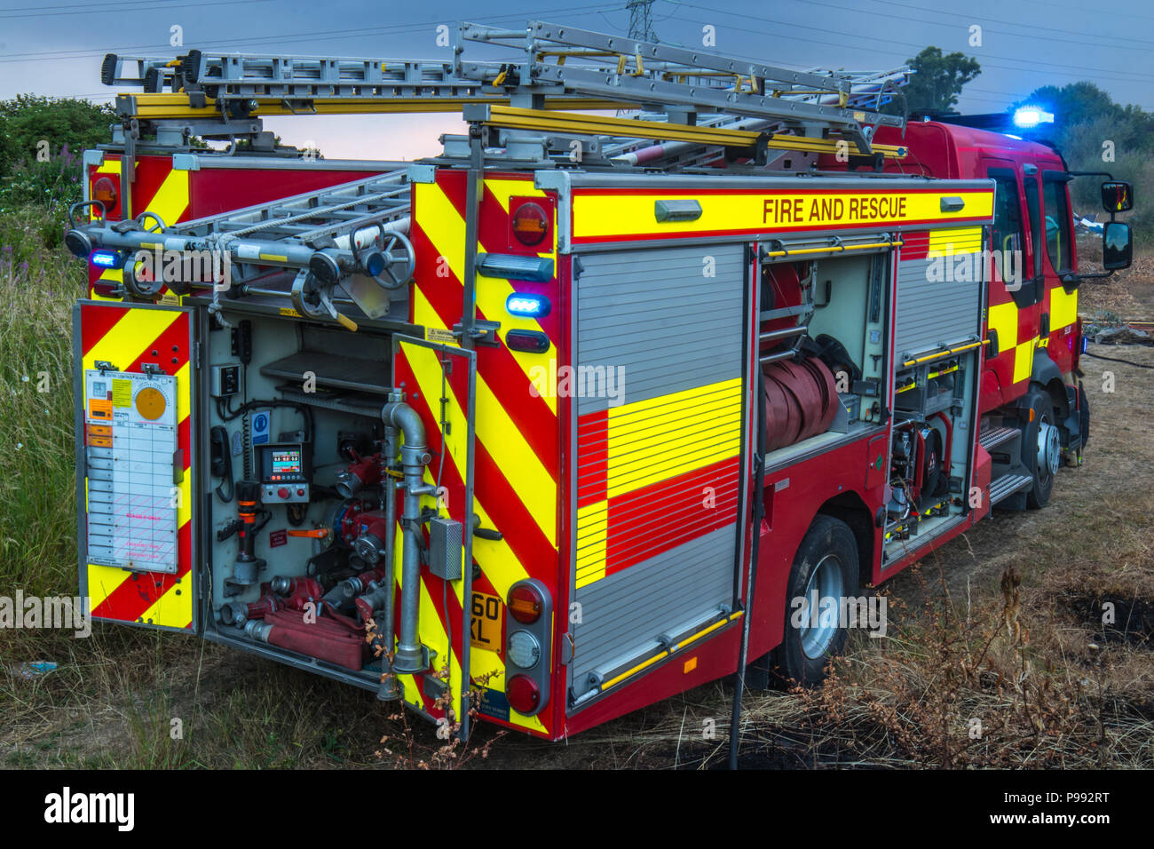 Fire crews from Selby, North Yorkshire put out a rubbish fire just off ... Fire crews from Selby, North Yorkshire put out a rubbish fire just off ...