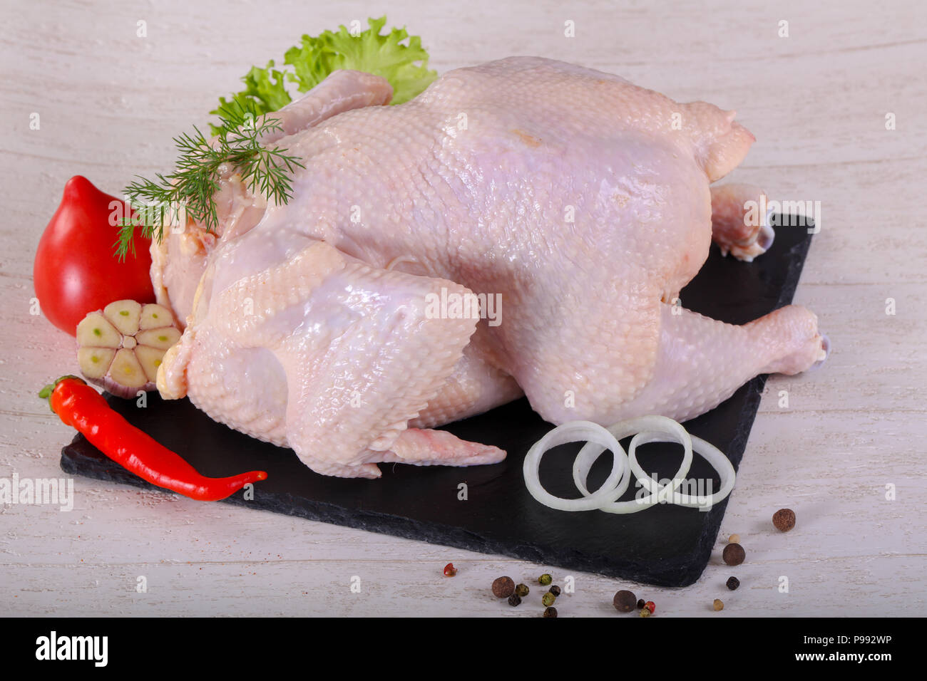 Raw chicken for cooking Stock Photo - Alamy
