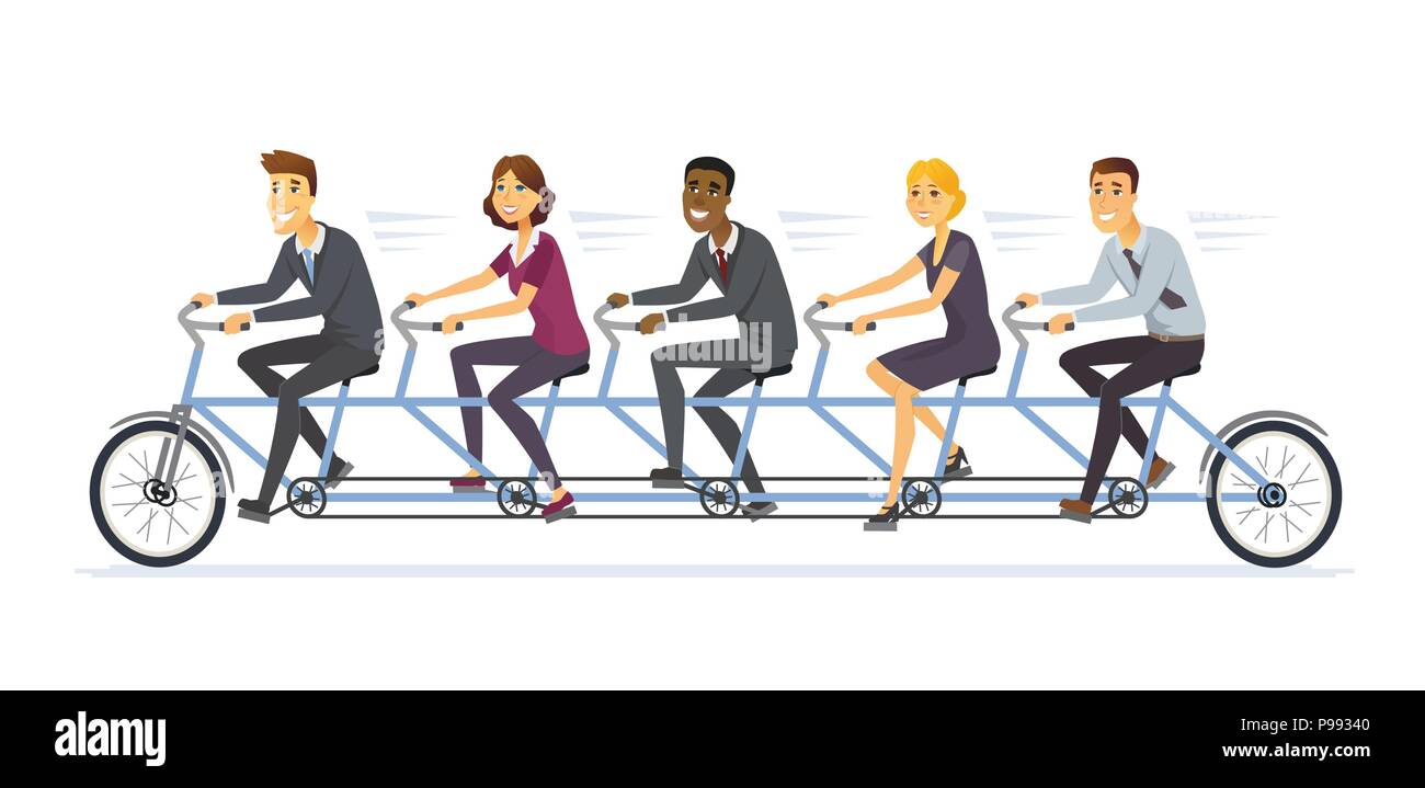 Team work problem cartoon hi-res stock photography and images - Alamy