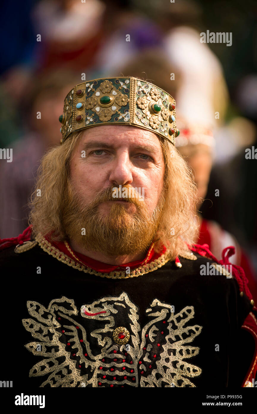 Europe,Italy,Lombardy,Como,Baradello castle historical reenactment ...