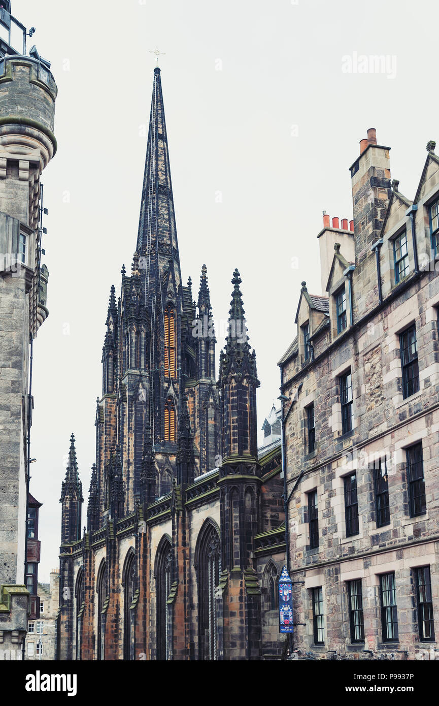 Tron Kirk, former gothic church, now functioned as The Hub, venue for ...