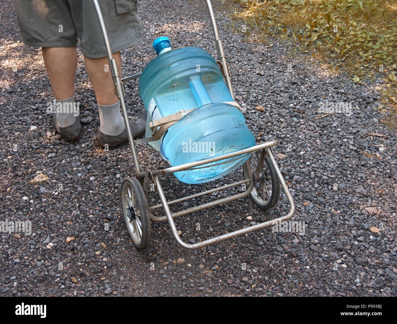 Trolley legs hi-res stock photography and images - Alamy