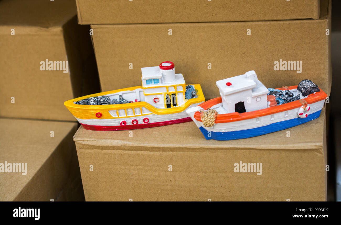 Miniature sail boats hi-res stock photography and images - Alamy