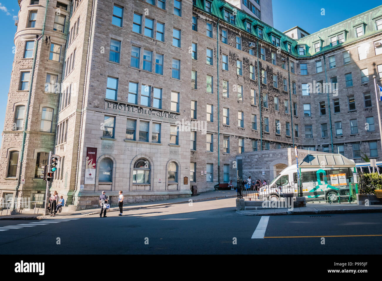 quebec city hosptial Stock Photo - Alamy
