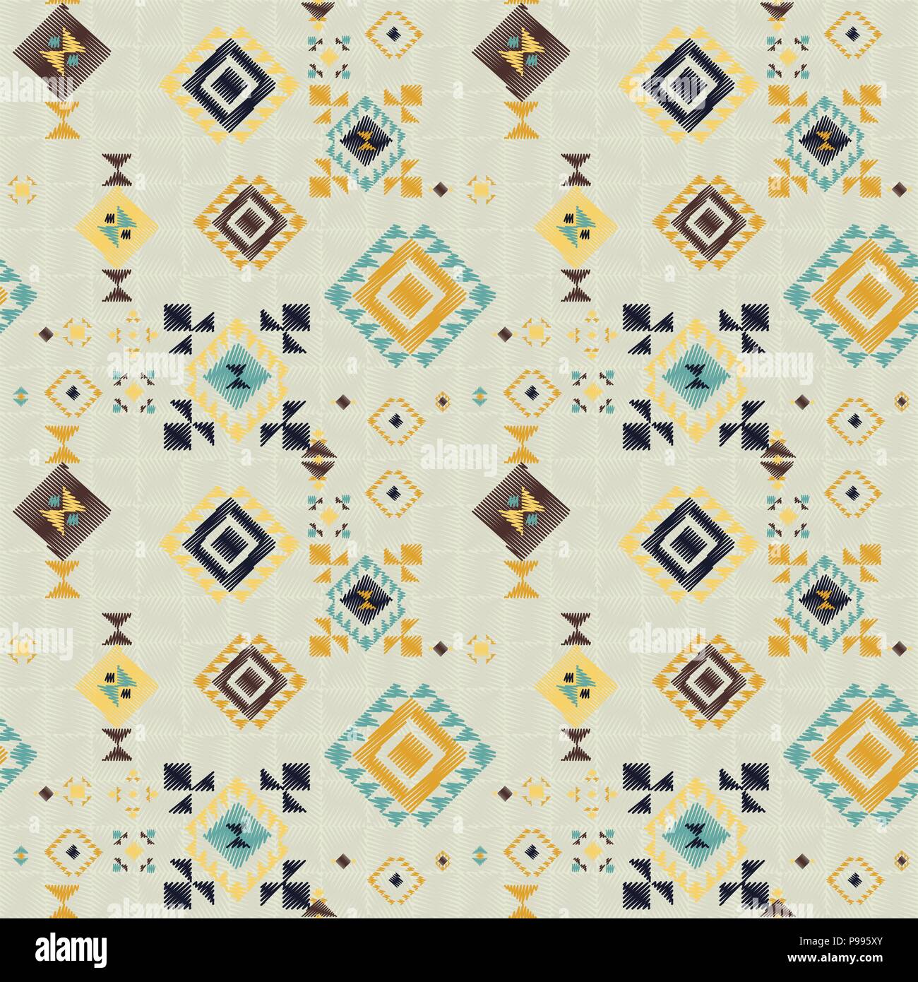 Geometric ethnic seamless pattern Stock Vector Image & Art - Alamy