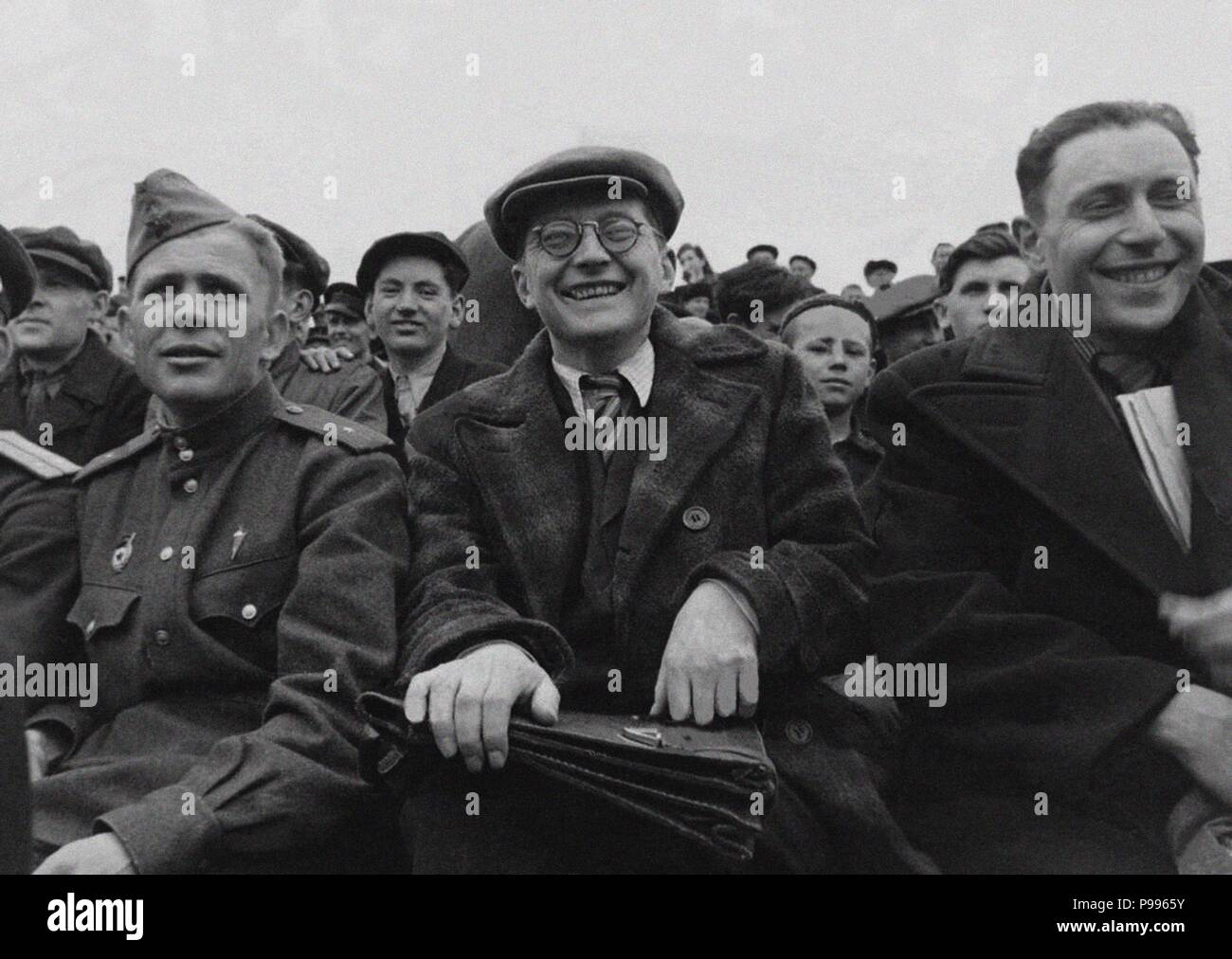 Dmitri Shostakovich watching his favourite Spartak football team on a ...
