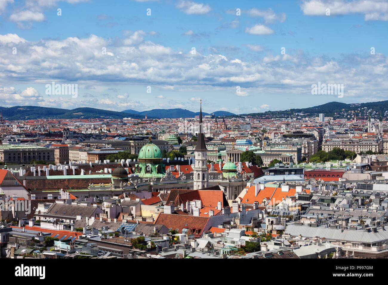 Old vienna aerial hi-res stock photography and images - Alamy
