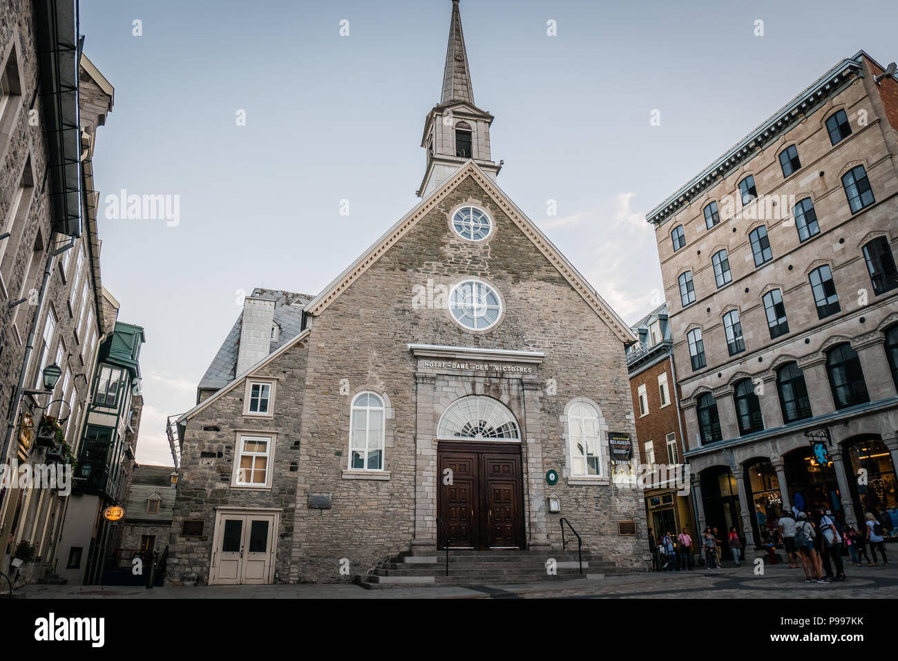 Place Royale Quebec city landmark Stock Photo - Alamy