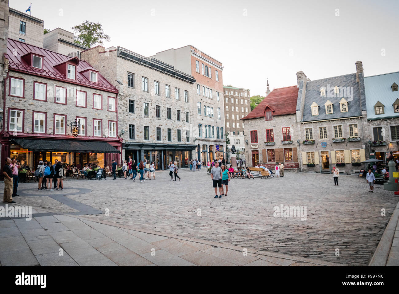 Place Royale Quebec city landmark Stock Photo - Alamy