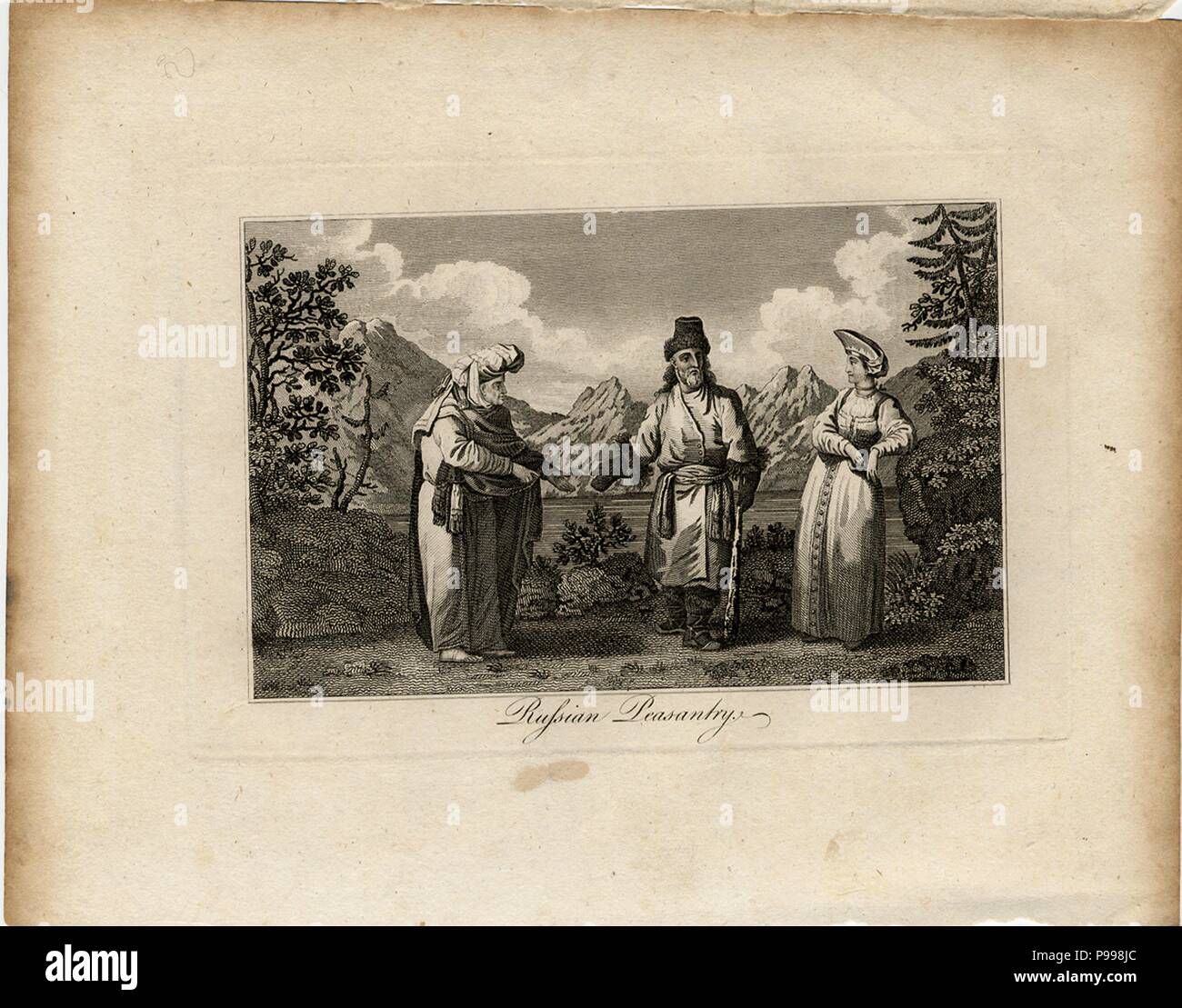 Russian Peasant Dresses. Museum: PRIVATE COLLECTION Stock Photo - Alamy