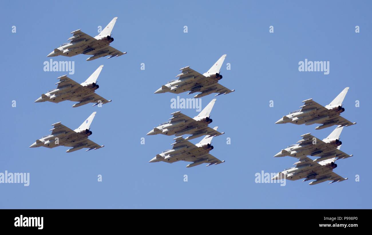 Formation of raf typhoons hi-res stock photography and images - Alamy
