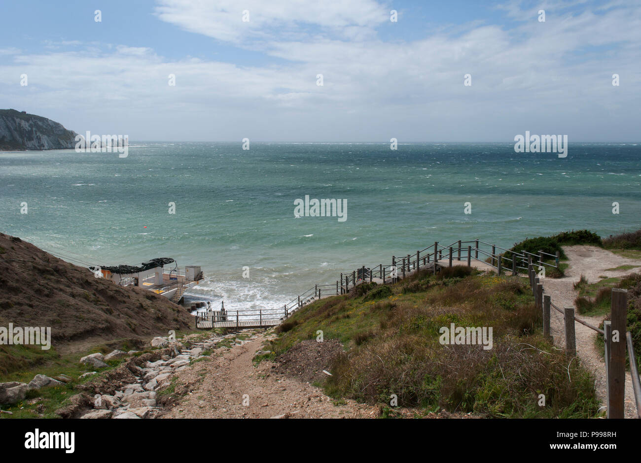 Alum bay chair lift hi-res stock photography and images - Alamy
