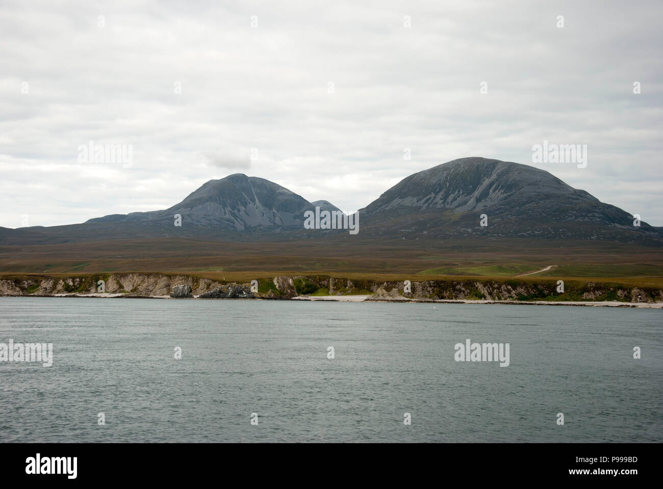 The Paps of Jura Isle of Jure Inner Hebrides of Scotland view of ...