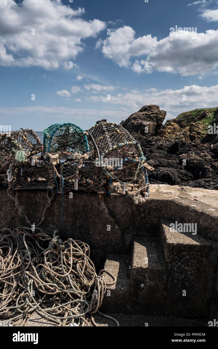 St Abbs harbour village with fishing, scuba diving, sailing ...