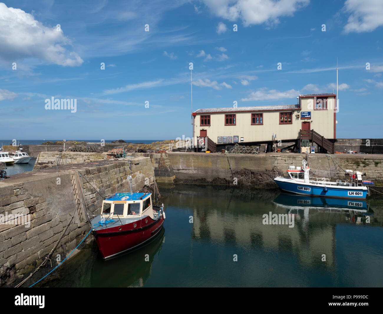 St Abbs harbour village with fishing, scuba diving, sailing ...