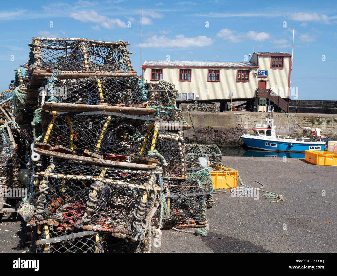 St Abbs harbour village with fishing, scuba diving, sailing ...