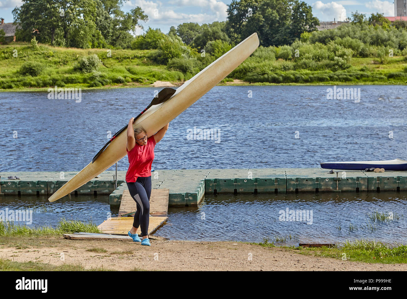 Teen rowing boat hi-res stock photography and images - Alamy