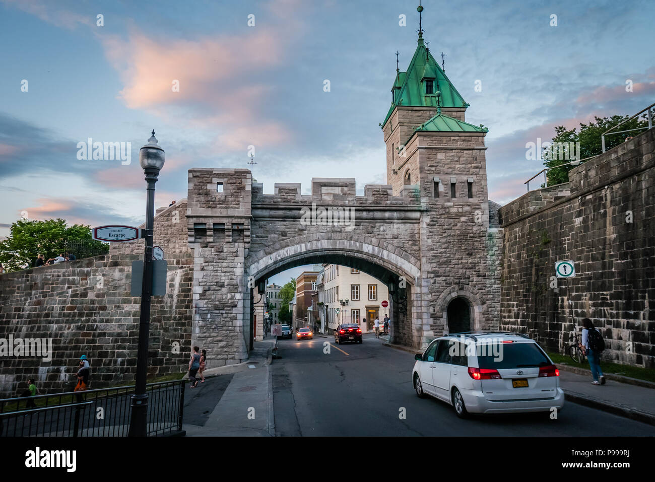 kent gate quebec city canada Stock Photo - Alamy