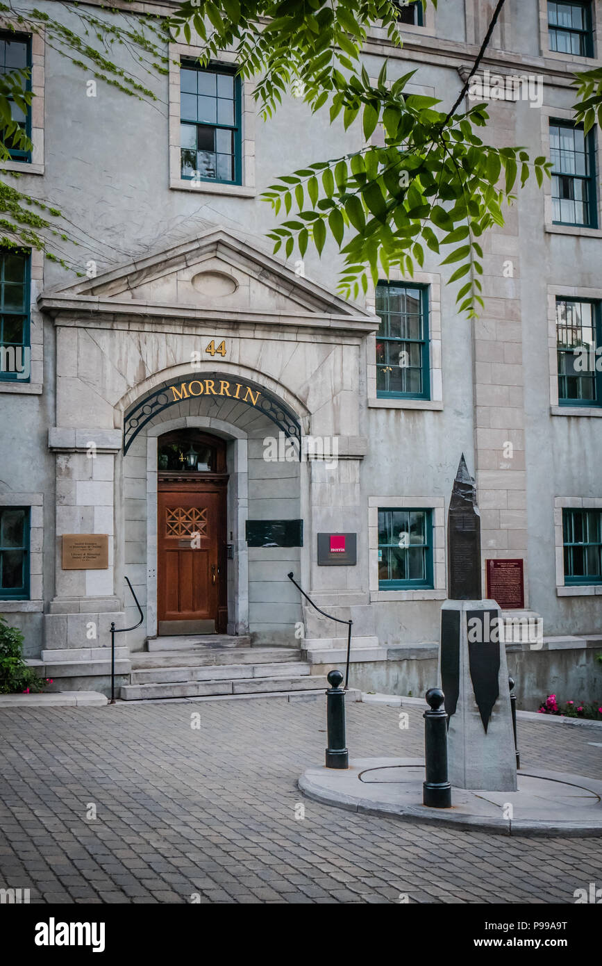 Morrin Centre is a cultural centre in Quebec City, Quebec, Canada Stock ...