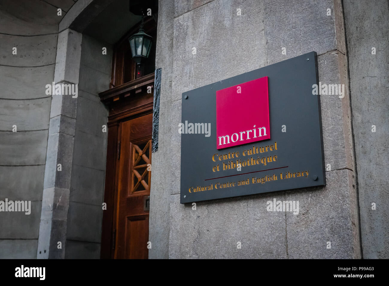 Morrin Centre is a cultural centre in Quebec City, Quebec, Canada Stock ...