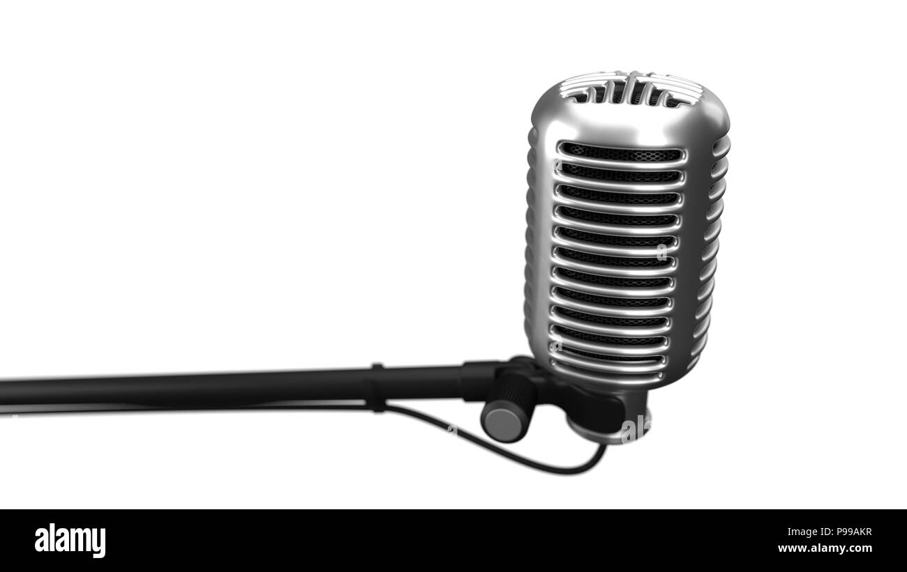 Stand professional microphone modern Cut Out Stock Images & Pictures ...
