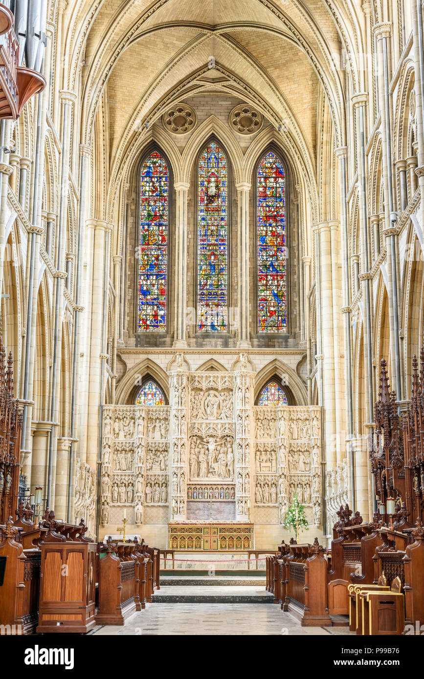 East end chancel at the most recently built of England's cathedrals ...