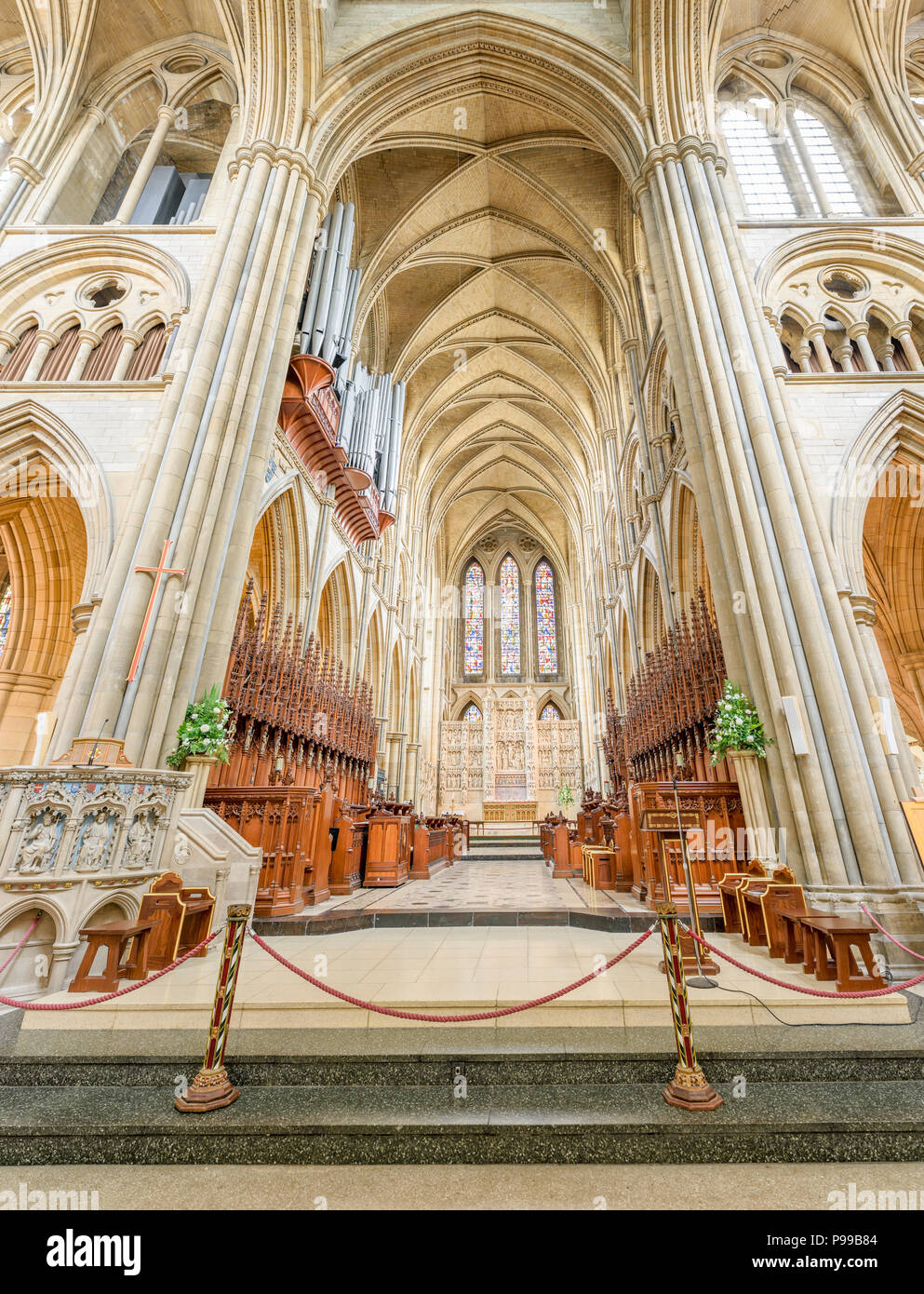 East end chancel at the most recently built of England's cathedrals ...