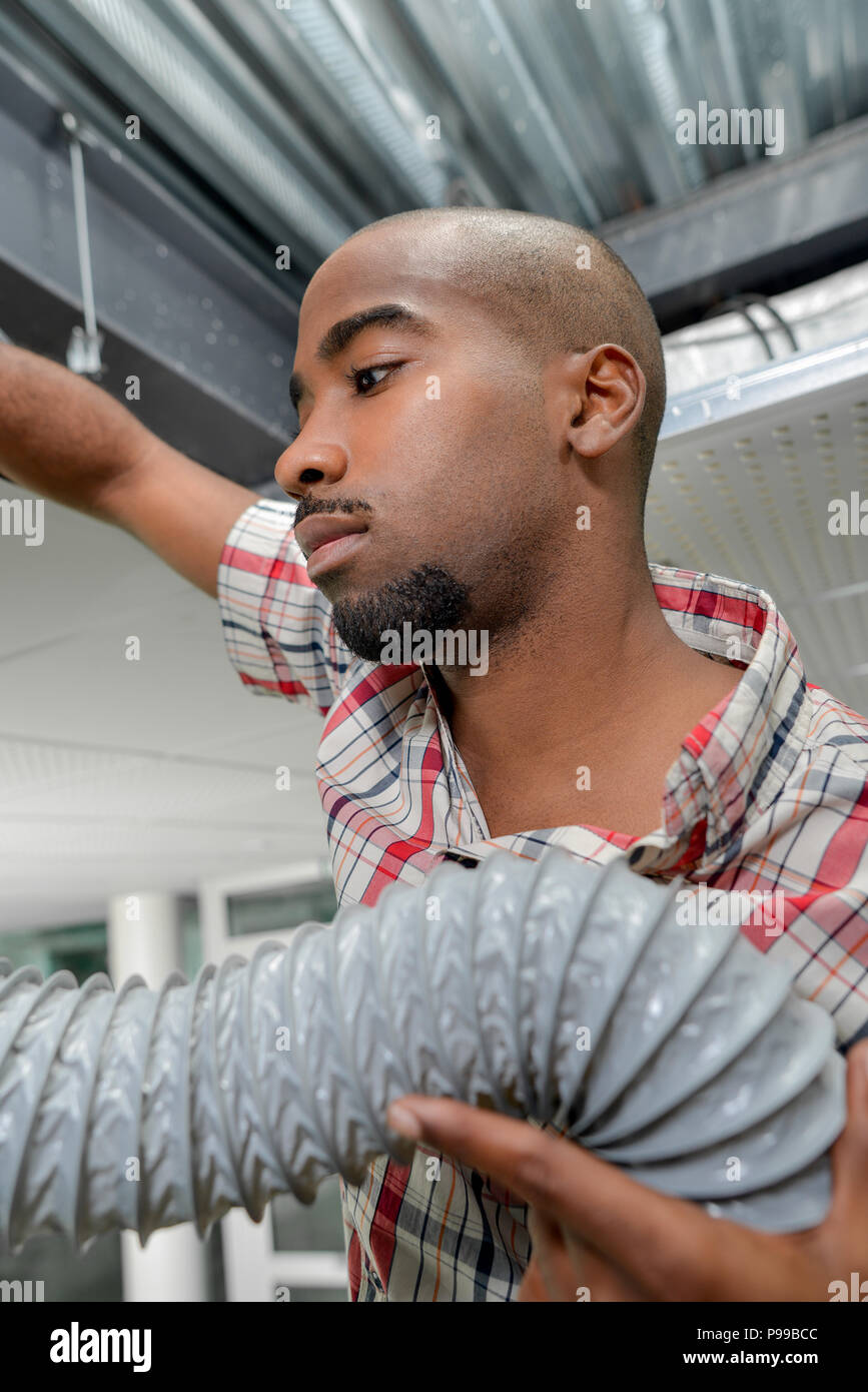 Labourer at work Stock Photo - Alamy