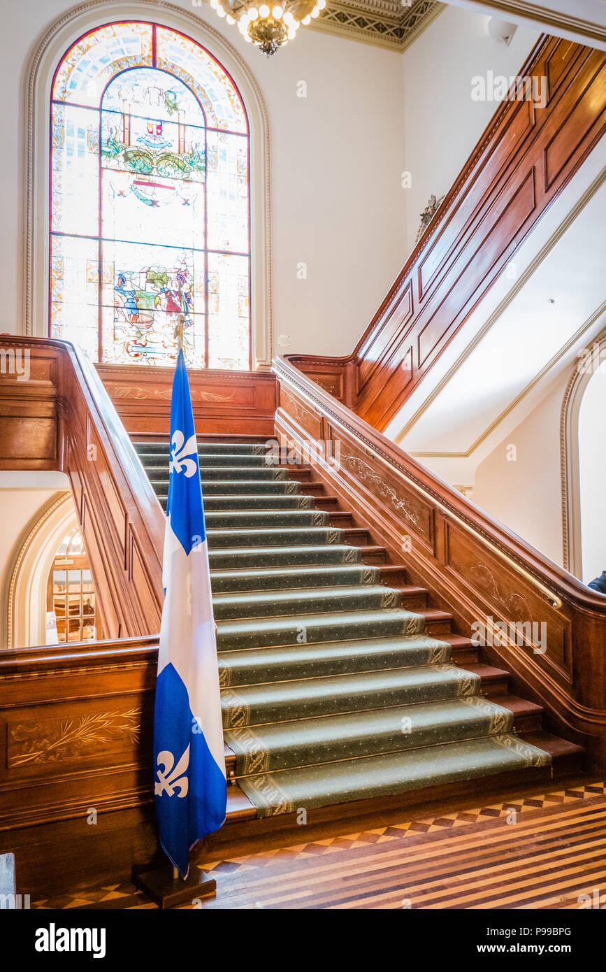 Parliament Building interior Quebec City Canada Stock Photo - Alamy