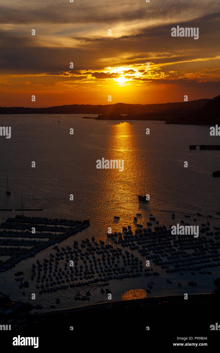View of Nisida island from Virgiliano Park Stock Photo - Alamy