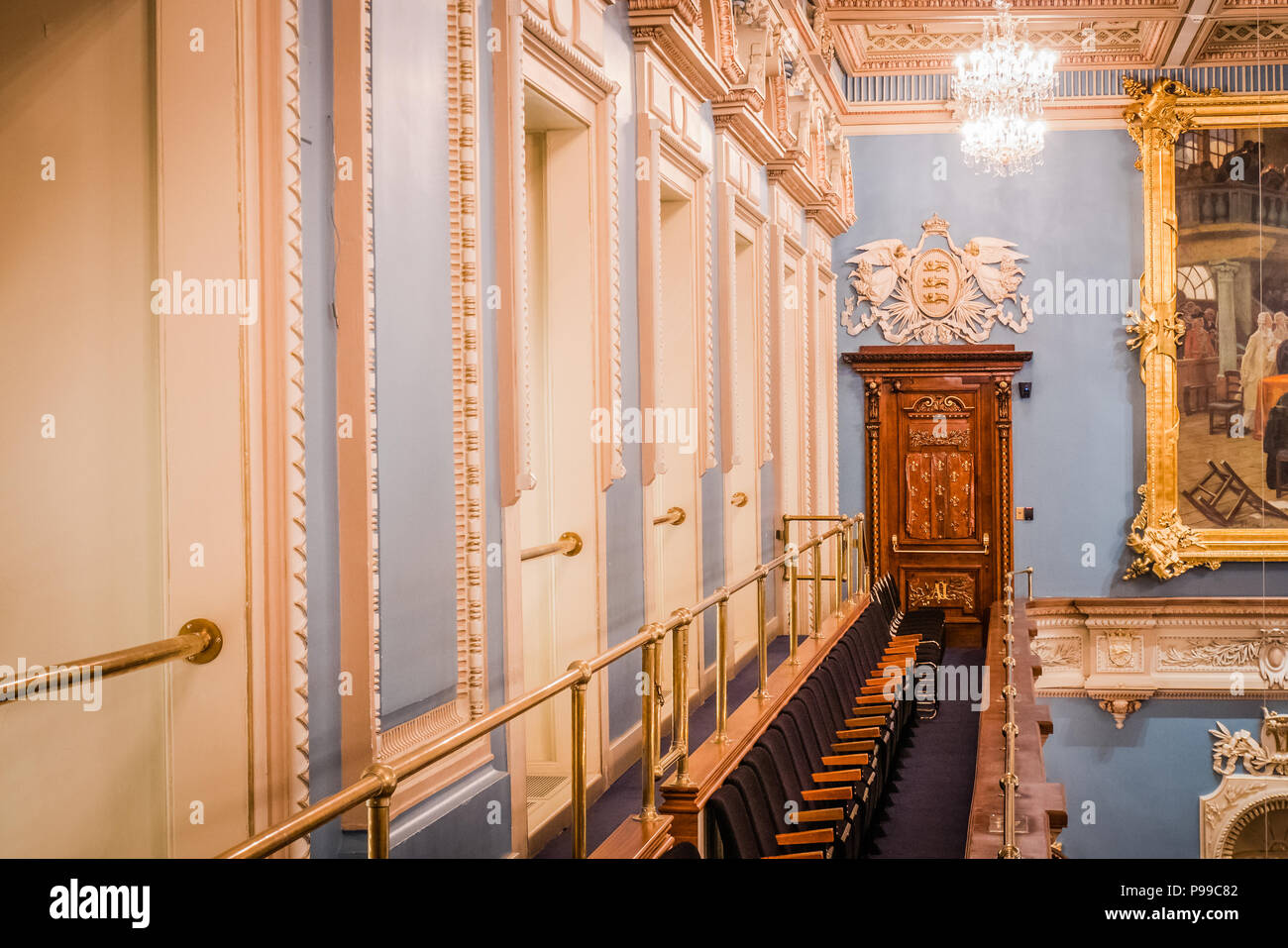 Parliament Building interior Quebec City Canada Stock Photo - Alamy