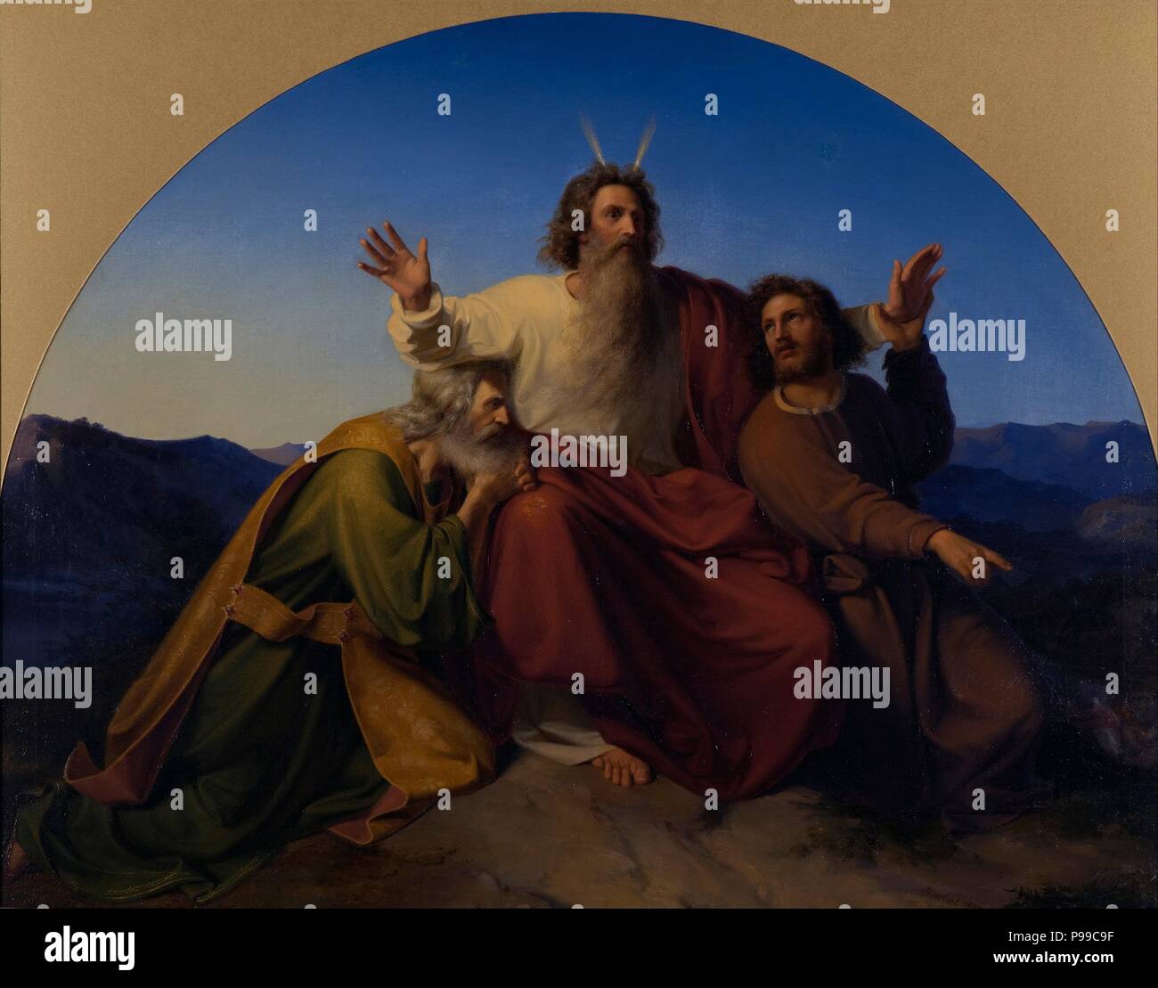 Moses, Aaron and Hur. Museum: State Art Museum of Republic Latvia, Riga ...