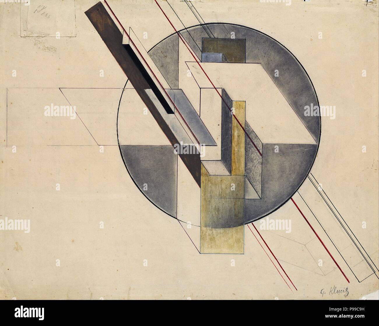 Construction. Museum: State Art Museum of Republic Latvia, Riga Stock ...