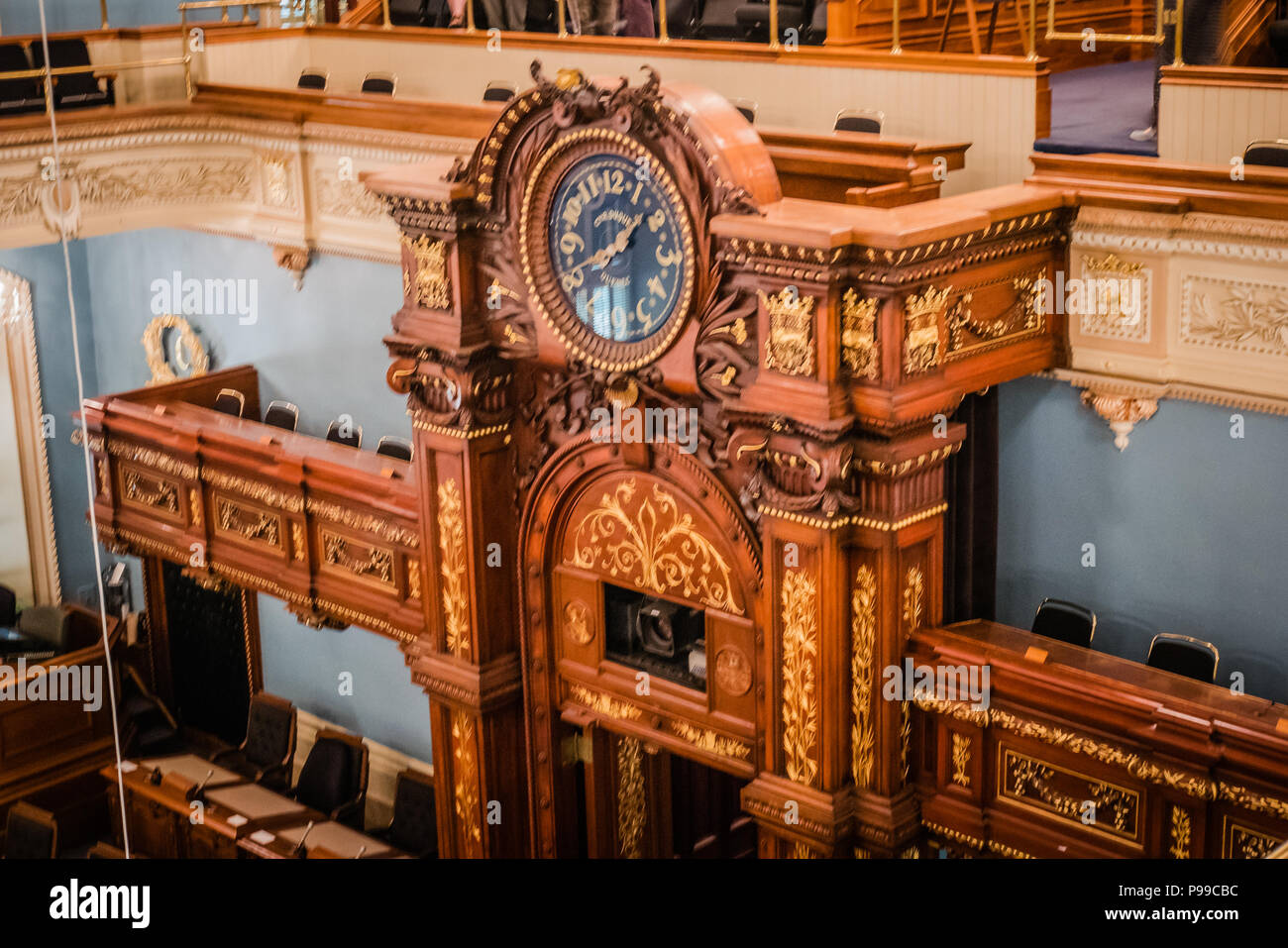 Parliament Building interior Quebec City Canada Stock Photo - Alamy