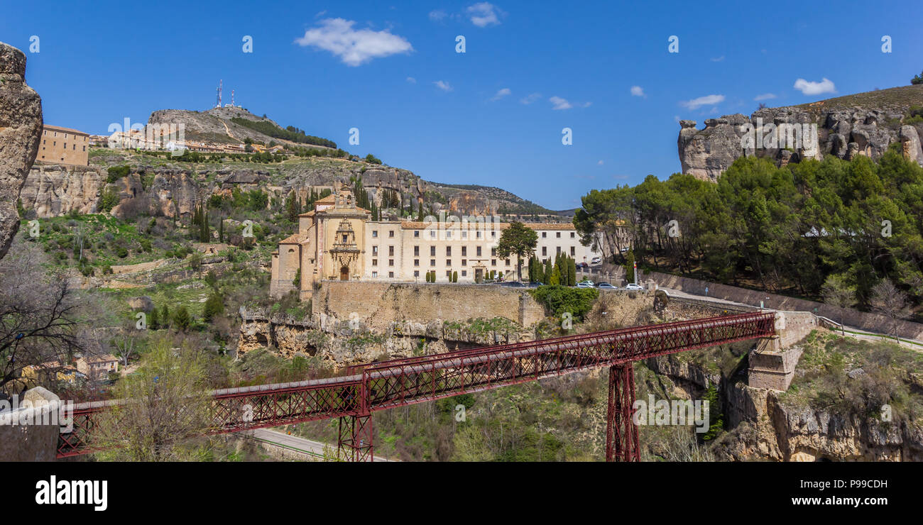 San Pablo bridge in the center of Cuenca, Spain Stock Photo - Alamy