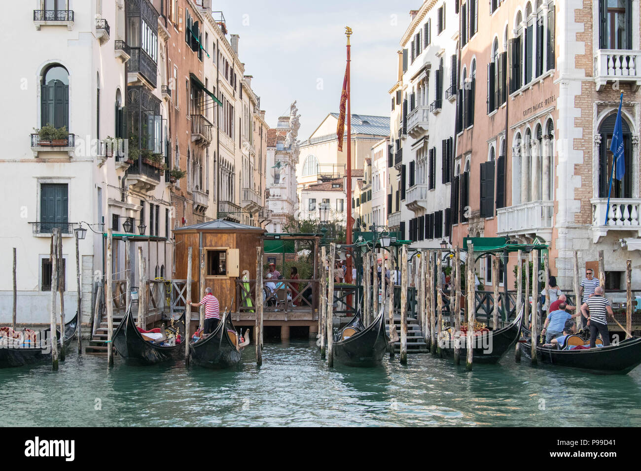 Europe, Italy, Veneto, Venice. Traghetto di Santa Maria del Giglio ...