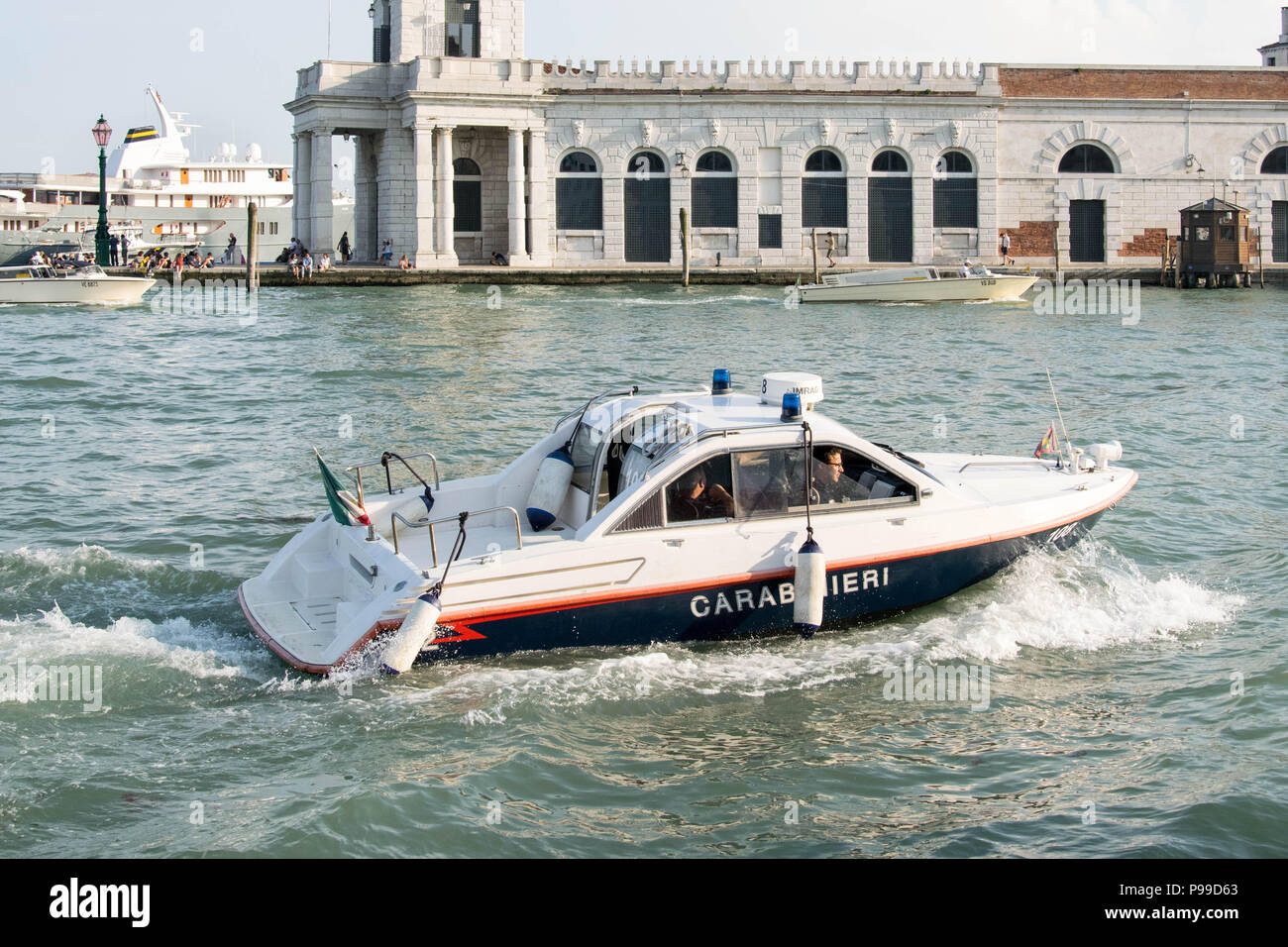 Venice italy carabinieri boat hi-res stock photography and images - Alamy