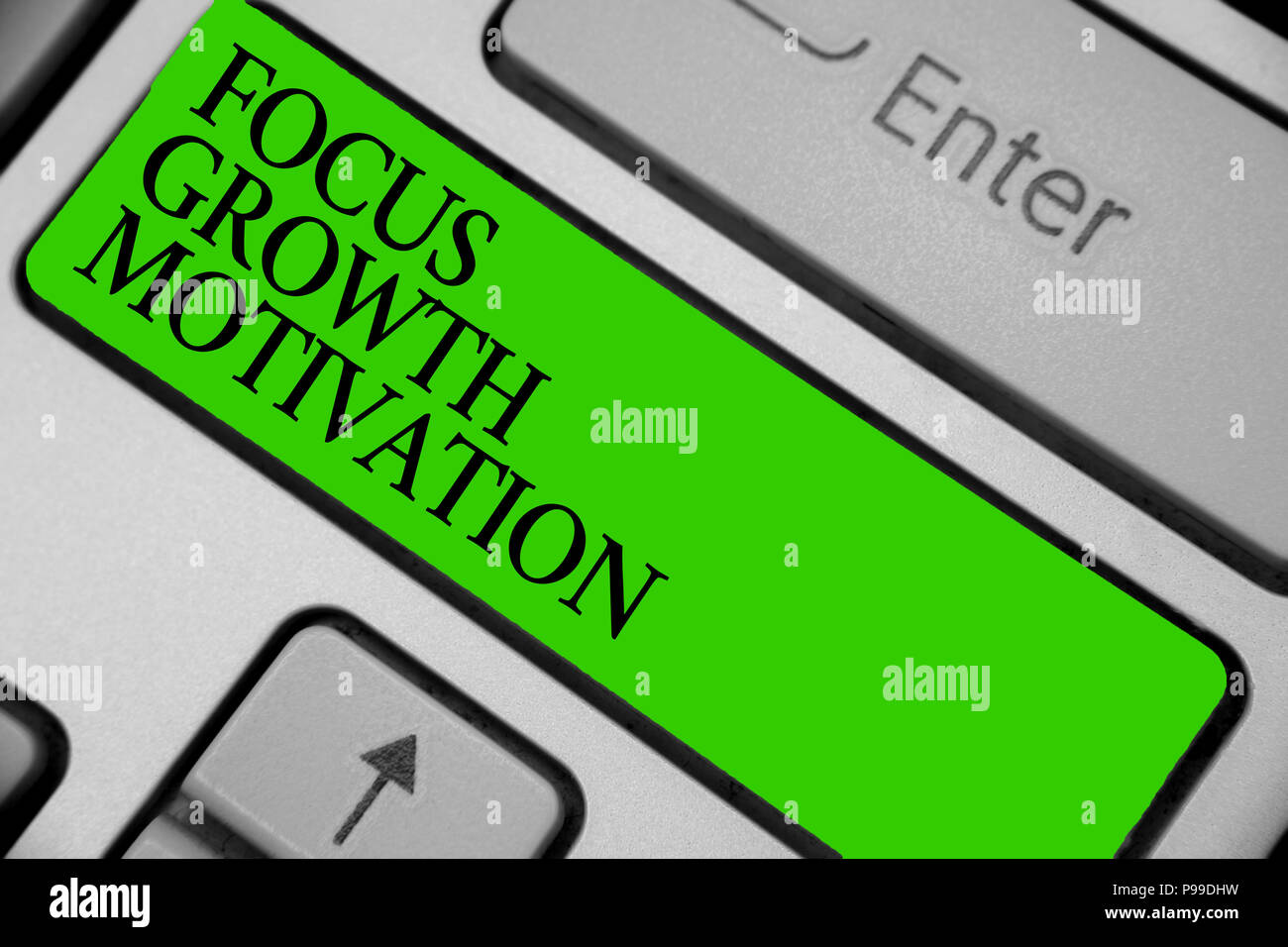 Conceptual hand writing showing Focus Growth Motivation. Business photo ...